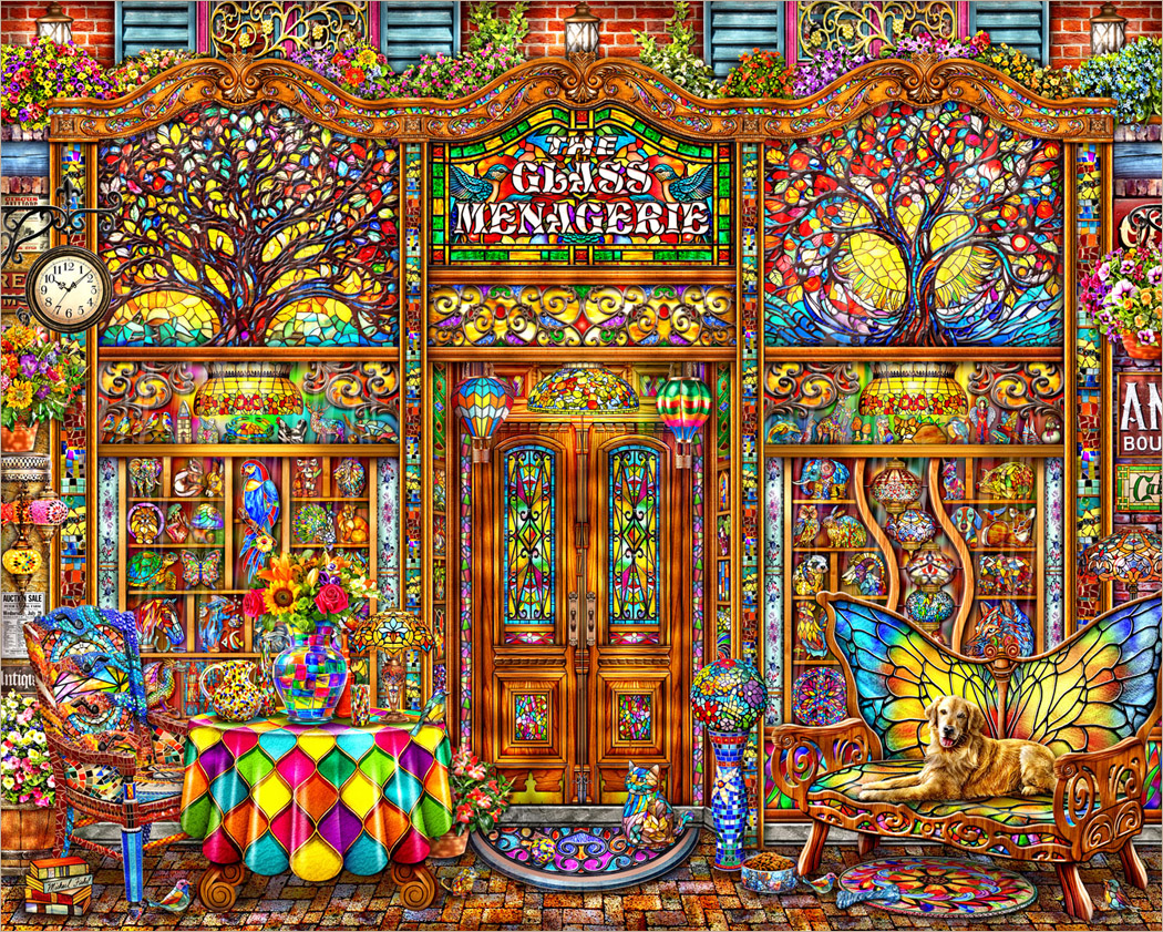 The Glass Menagerie- painted in mixed media in 2024 by Michael Fishel